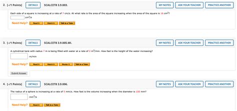Solved Points DETAILS SCALCET MY NOTES Chegg Com