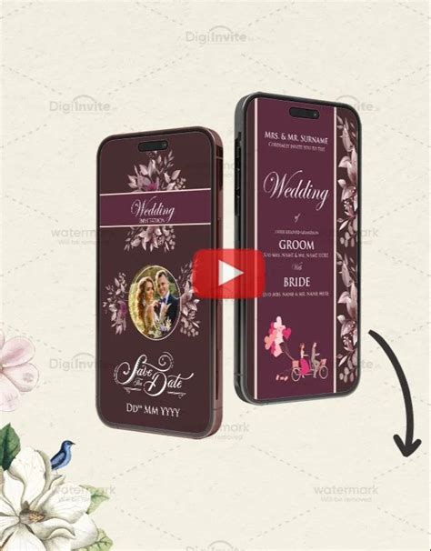 Royal Wedding Invitation Animated E Cards Code Di 189 At ₹ 2500piece