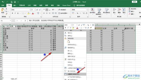 excel怎么设置文本格式？ excel设置文本格式的方法 极光下载站
