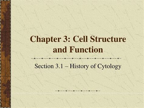 PPT History Of Cytology And Cell Theory Pioneering Scientists And Discoveries PowerPoint