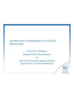 Introduction To Biostatistics For Clinical Researchers Introduction To Biostatistics For