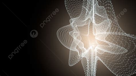 Molecule Model With Connected Lines With Dots On Dark Background Medicine Photo And Picture For