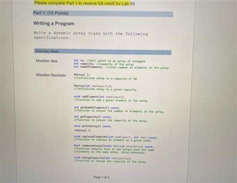 Solved Please complete Part 1 to receive full credit for Lab | Chegg.com
