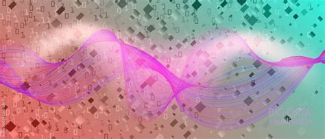 big data cyber vector wallpaper fractal fluid data digital futuristic