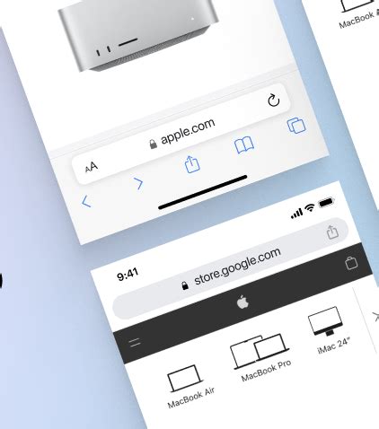 IPhone Browsers Safari Chrome Figma Free Premium UI Kits