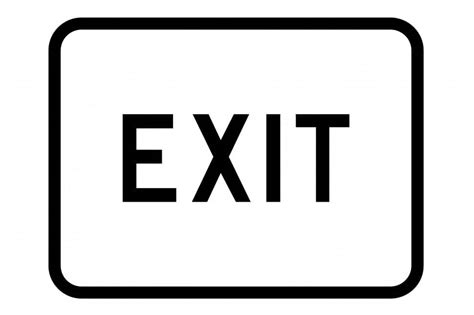 Sign Exit Vanguard NZ