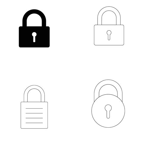 Padlock Icon Vektor 16831409 Vector Art At Vecteezy