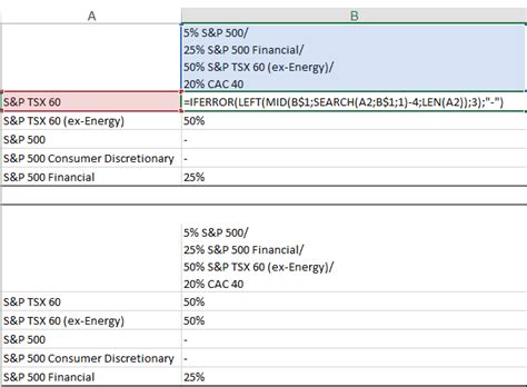 Excel Search And Extract Substring From Single Cell Stack Overflow
