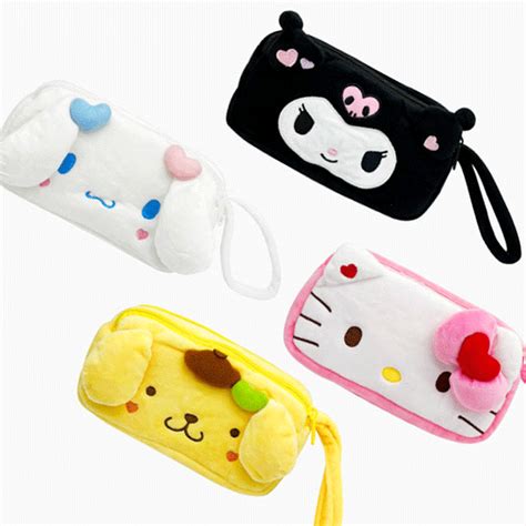 [정품] 산리오 큐티 투지퍼 필통 파우치 4color 에이블리