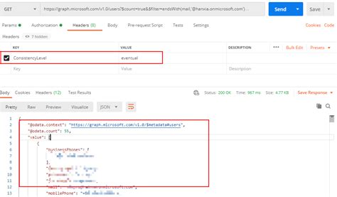 Azure Active Directory Why Does Microsoft Graph Filter Works In Graph