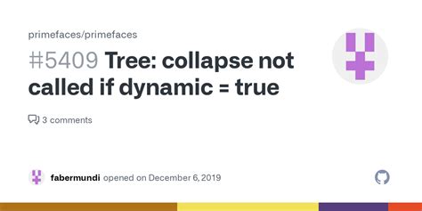 Tree Collapse Not Called If Dynamic True · Issue 5409 · Primefaces