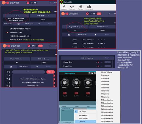cannot get midi learn in reason 12 but works in standalone help