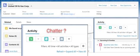 Chatter Component Not Available In Salesforce Lightning App