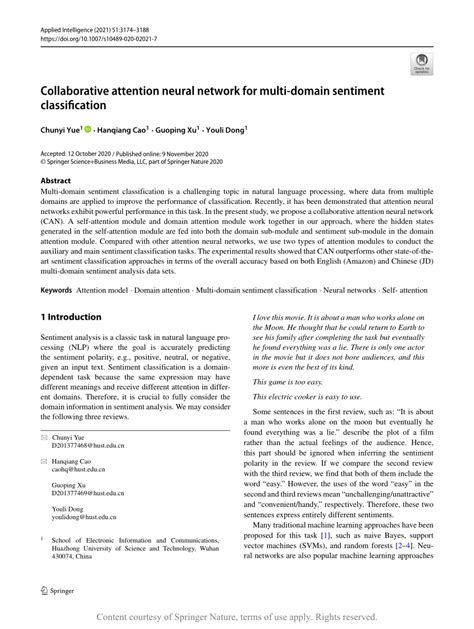 Collaborative Attention Neural Network For Multi Domain Sentiment