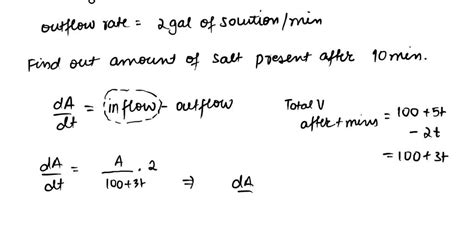 solved 2 a simple mixing process follows first order behavior a 200