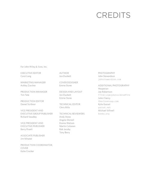 Html Css Design And Build Websites By Jon Duckett Z