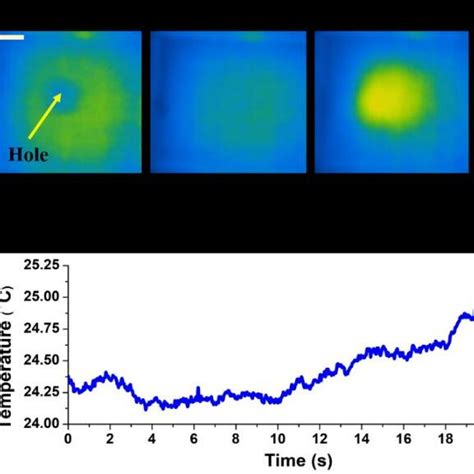 Thermal Characterization Of Pdms Layer A Thermal Images Top View Download Scientific Diagram