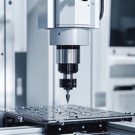 Coordinate Measuring Machine Cmm With A Probe And Software Interface Premium Ai Generated Image