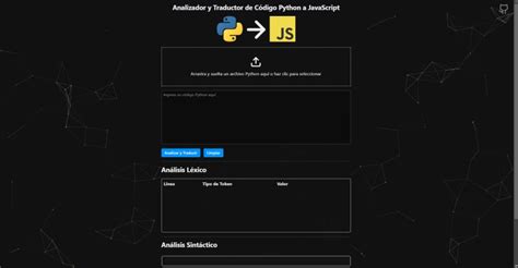 Hice Un Analizador Y Traductor De Código Python A Javascript Usando