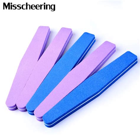 5 개대 두꺼운 사포 네일 파일 100180 믹스 컬러 샌딩 버퍼 블록 Diy 네일 팁 연마 도구 매니큐어 뷰티 키트sandpaper Nailfile 100