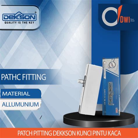 Jual Patch Fitting Dekkson Pt 30 Penjepit Pintu Kaca Atas Dekson