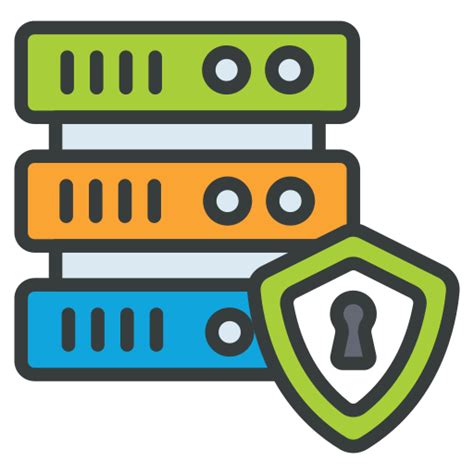 Server Security Icon Free Technology Icons