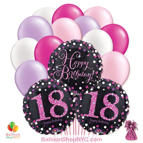 18 Birthday Balloons
