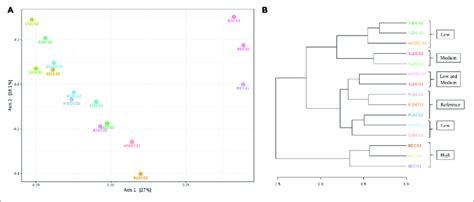 shown are β diversity and significance testing between the bacterial