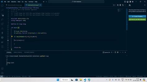 Cses Subarray Sums I Cses Solutions Cses Problem Set Sorting