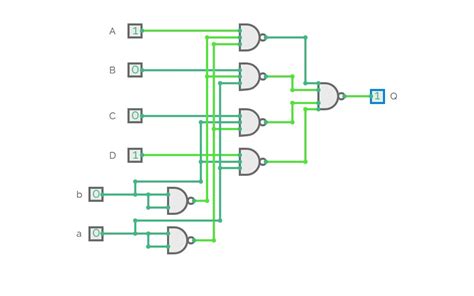 Circuitverse 4 Bit Multiplexer Nand Implementation