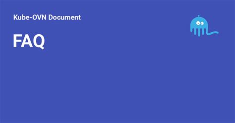 Faq Kube Ovn Document