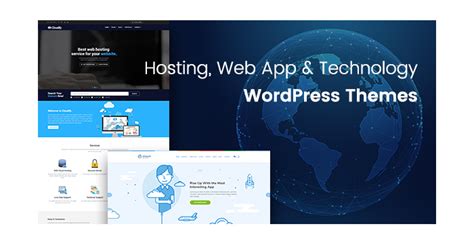 Hosting Web App And Technology Wordpress Themes For Your Websites