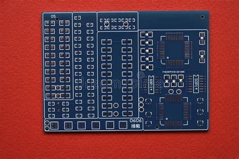 Blue Microcontroller Chip A Chip With A Processor Stock Photo Image Of Concept Science