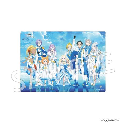 Re Zero Starting Life In Another World Acrylic Panel Pristella S Banquet Ver Kadokawa