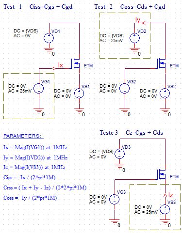 OrCAD Spice Simulation Circuits For MOSFET Dynamic Capacitances Download Scientific Diagram