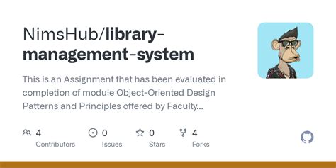 Github Nimshublibrary Management System This Is An Assignment That