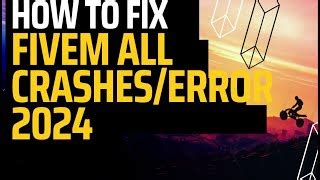 How To Fix Fivem Crash FIX ALL ERRORS AND CRASHES ON Doovi