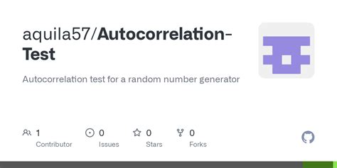 Github Aquila57autocorrelation Test Autocorrelation Test For A