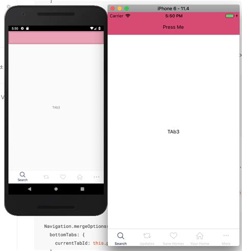V2 Custom Top Bar Component Issue Android · Issue 3838 · Wixreact