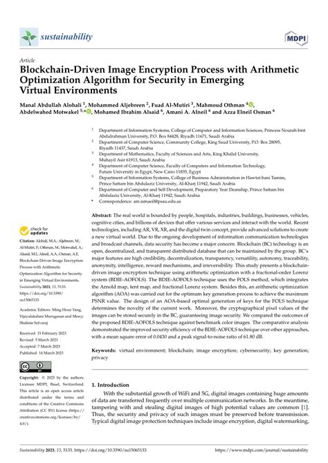 pdf blockchain driven image encryption process with arithmetic