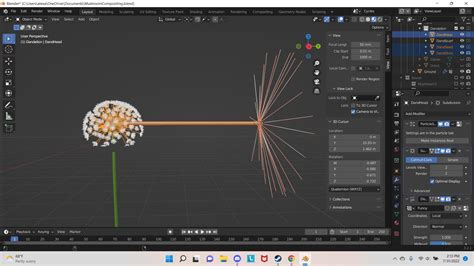trying to make instances of a particle system real but it isn t working correctly the particle