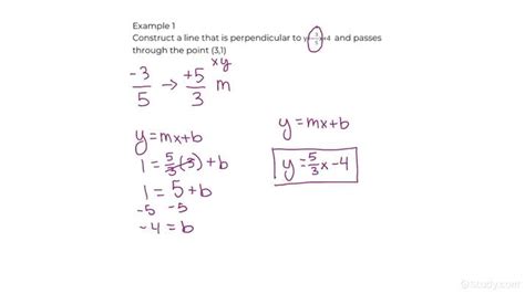 constructing a perpendicular line through a point not on the given line