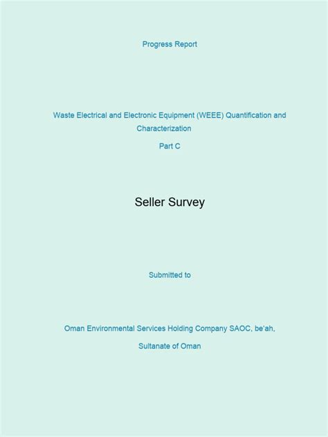 Draft Progree Report Seller Pdf Electronic Waste Waste Management Draft Progree Report Seller Pdf Electronic Waste Waste Management