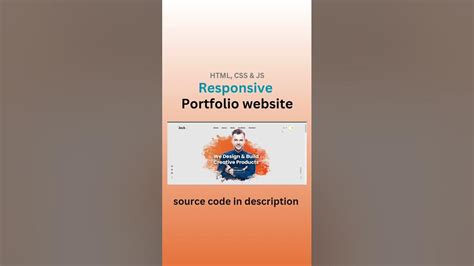 Portfolio Web Design With Code 🔥 Shorts Trending Webdesign Motivation Inspiration Viral