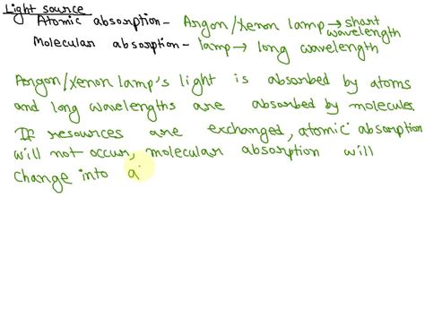 solved q 2 a an atomic absorption spectrometer requires a very