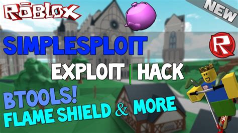 roblox exploit hack simplesploit patched btools flame shield youtube