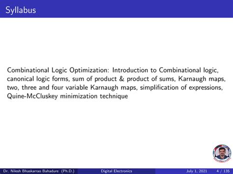 Digital Electronics Combinational Log Ckt Sop Pos Kmap Quine Pdf