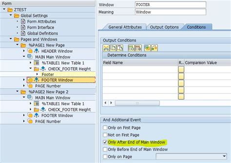 Dynamic Footer Window LearnSapAbap