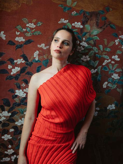 Felicity Jones At High Life Shoot In Sculptural And Soft Ensembles Nov