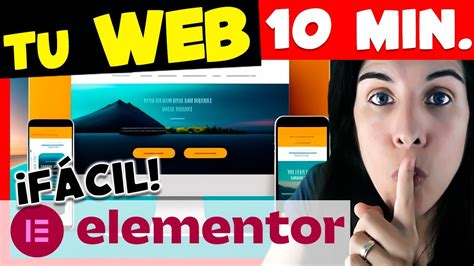 Cómo Crear Web Con Wordpress Y Elementor Método RÁpido Youtube